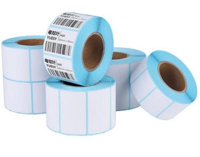 China Airline Luggage Label Single  Proof Thermal Paper  With 50G Blue Glassine Paper for sale