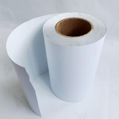 China Lower Temperature Use Aluminum Coated Art Paper Tire Label Self Adhesivewith White Glassine Liner for sale