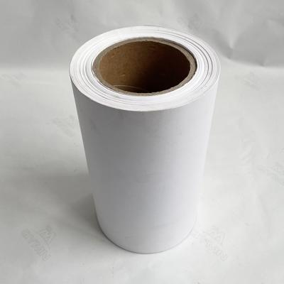 China Strong Aluminum Coated Art Paper Label With 140G Silicone Liner Hot Melt Glue for sale