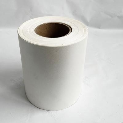 China 120G Semi Gloss Hot Melt Strong Adhesive Labels With 80G White Glassine Liner for sale
