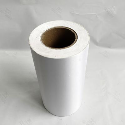 China 120G Semi Gloss Art Paper High Adhesive Stickers With 80G White Glassine Liner for sale