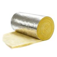 China FSK Faced Glass Wool Insulation Blanket with Custom Lengths and Low Thermal Conductivity for Roof Insulation for sale