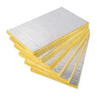 China Insulation Glass Wool Board With FSK Facing Curtain Wall Backing Insulation for sale