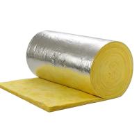China Insulation Glass Wool Blanket With FSK Facing Curtain Wall Backing Insulation for sale