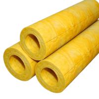 China High Temperature Insulation Glass Wool Pipe Section Class A Industrial Pipe Insulation for sale
