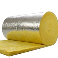 China Eco Friendly Insulation Glass Wool Blanket With FSK Facing Green Building HVAC Duct Wrap Insulation for sale