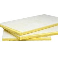 China Acoustic Glass Wool Board With GFM Facing HVAC Duct Liner Insulation And Sound Absorption for sale