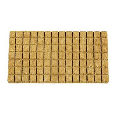 China 25×25×40mm - Trapezoidal Propagation Plug - Rock Wool Growing Media for sale