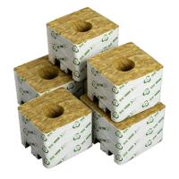 China Rock Wool Growing Cube / Planting Cube 200×200×200mm Long Season Tomatoes Colored Bell Peppers Cucumber Mother Plants for sale