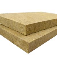 China 2400mm Length Exterior Wall Insulation Rock Wool Slab / Fireproof Rock Wool Insulation Material for sale