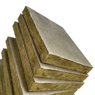 China Flame Retardant Aluminum Foil Faced Fireproof Rock Wool Duct Wrap for sale