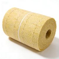 China Wire Mesh Reinforced Rock Wool Blanket For Technical Thermal Insulation for sale