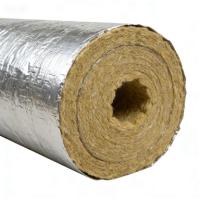 China Reinforced Aluminum Foil Faced Rock Wool Blanket For Technical Thermal Insulation for sale