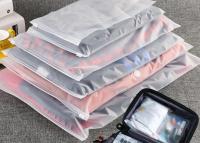 China Frosted Self-Sealing CPE Zipper Bag Tear-Resistant And Soft For Cloth Package for sale