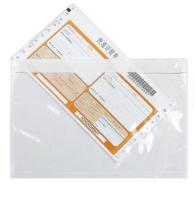 China Transparent Packing List Envelope Waterproof Packing List Pouch Dustproof for sale
