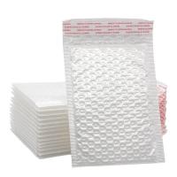 China White Plastic Pearlescent Film Bubble Mailing Bag Self-Adhesive Waterproof Custom Size for sale