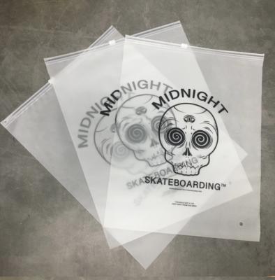 China Wholesale Custom Self-Sealing CPE Zipper  Bags With Printed Logo for sale