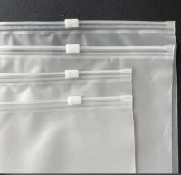 China Custom  Size CPE Zipper Bags High Quality Transparent Packaging Bags for sale