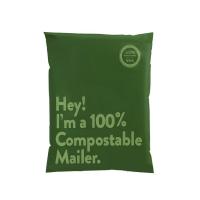 China Recyclable Compostable Mailing Bag PLA Eco Friendly Parcel Bags Matte for sale