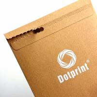 China Lightweight Flat Bottom Paper Bags Biodegradable Brown Paper Bags With Side Gussets And Tear Strip for sale