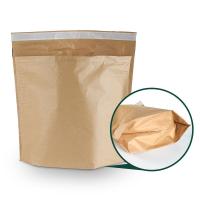 China Brown Black Recycled Padded Mailer Durable Courier Paper Bags for sale