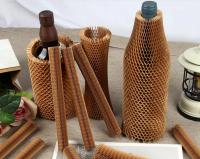 China Biodegradable Recyclable Craft Honeycomb Paper Sleeve For Fragile Goods for sale