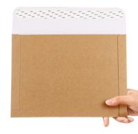 China A3 A4 Size Rigid Brown Do Not Bend Kraft Paper Cardboard Envelope Mailer for sale