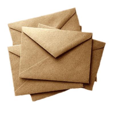 China Custom Size Printable Recycle Color Black White Brown Kraft Paper Envelope for sale
