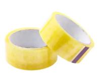 China Acrylic BOPP Packing Tape Clear Adhesive Packing Tape Low Noise With Logo for sale