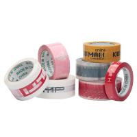 China Low Noise Parcel Packaging Tape Acrylic Plastic Clear Tape Colored for sale