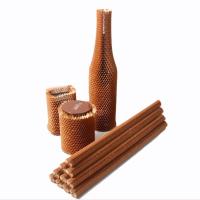 China Recyclable Honeycomb Paper Sleeve Eco Friendly Wine Protective Packaging Fillable for sale
