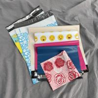 China Lightweight Poly Mailer Bag Biodegradable Custom Printed Poly Mailer Rigid With Handle for sale