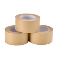 China Eco Friendly BOPP Packing Tape Waterproof Self Adhesive Kraft Paper Tape Custom Logo Printed for sale