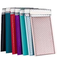 China Custom Printed Bubble Mailing Bag Aluminized Film Air Bubble Envelope Colorful for sale
