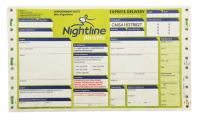 China Courier Air Waybill Sticker Rectangular International Express Air Waybill Customized for sale