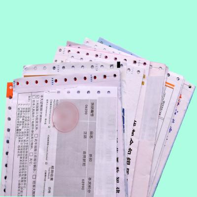 China Rectangular Carbonless Copy Paper Custom International Express Waybill Eco Friendly for sale