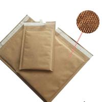 China Kraft Paper Padded Mailer Strong Protective Honeycomb Padded Mailers Customized for sale