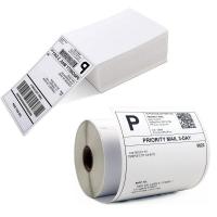 China Full Color Printing Thermal Label For Barcode With Perferation Line Transfer Thermal Label for sale