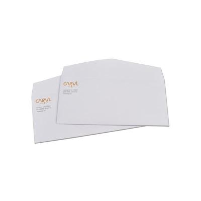 China 80gsm White Business Envelopes Customized White Paper Envelopes Durable With Offset Papers for sale