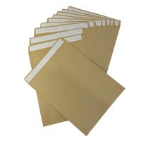 China Customized Brown Kraft Paper Envelopes C6 A5 A4 Self Adhesive Envelopes for sale