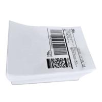 China Oil Resistant Thermal Adhesive Labels Custom Sizes Thermal Roll Labels White for sale