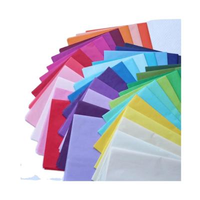China Color Tissue Paper 17gsm Solid Paper Wrapping Roll Wrapping Paper Tissue for sale