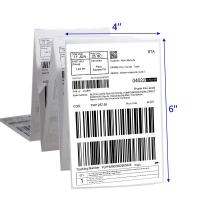 China Eco Friendly Adhesive Label Roll Compostable Custom Thermal Transfer Labels for sale