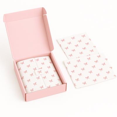 China Custom Logo Printed Paper Tissue Paper For Paper Wrapping Roll Greaseproof for sale