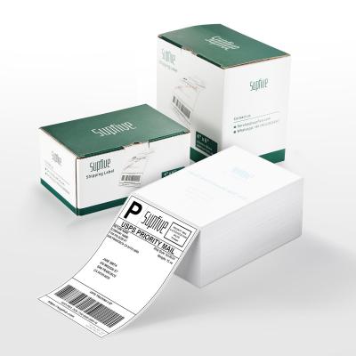 China Multi Layer Thermal Adhesive Labels Peel And Reveal Thermal Label Rolls Custom Information for sale