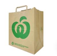 China Custom Brown Kraft Paper Bag with Side Gusset Pouch Production Time 12-15 Days for sale