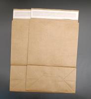 China Virgin Pulp Natural Brown Side Gusset Kraft Paper Bag For Gift Packaging for sale