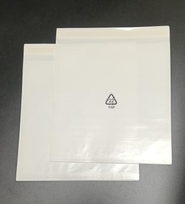 China Three-Side Seal White Glassine Paper Bags With Recyclable Logo Eco-Friendly Food-Grade Packaging For Dry Foods And Crafts for sale