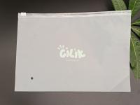 China Eco-Friendly Food-Safe Reusable CPE Frosted Zipper Pouch Storage For Clothes Documents for sale