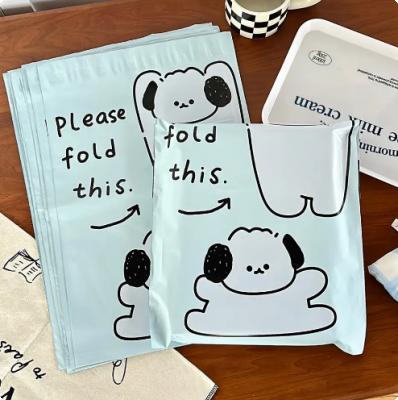 China Cute Puppy Print Poly Mailer Bags Self Sealing Waterproof for Boutique Small Business for sale